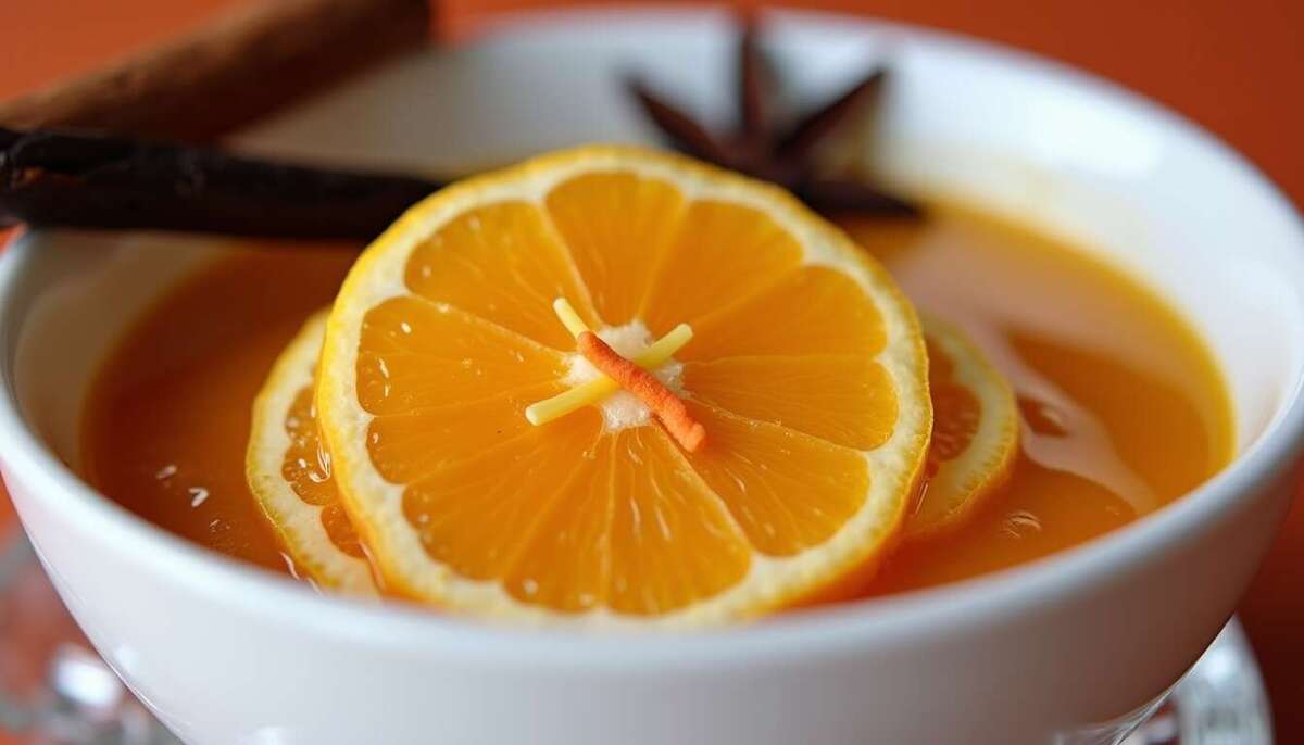 Découvrez notre délicieuse soupe d'oranges épicée